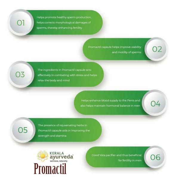 Kerala Ayurveda Promactil Capsule 10 Nos (Pack of 10) - JioMart