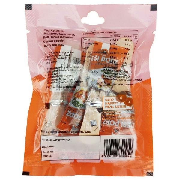 Go Desi Tangy Imli Pops 36 g - JioMart