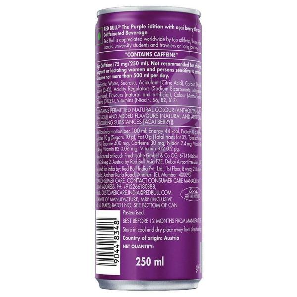 Red Bull Purple Edition Acai Berry Flavour Energy Drink 250 ml - JioMart