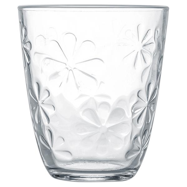 Luminarc Neo Flower Glass Tumbler 310 ml (Set of 6) - JioMart