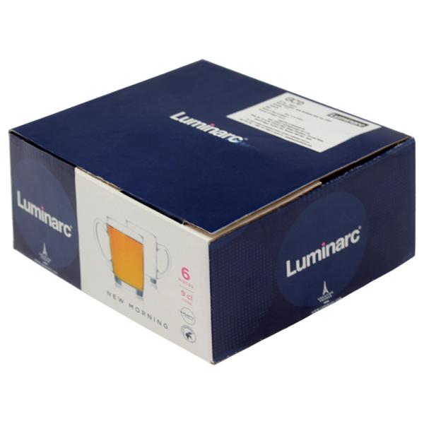 Luminarc New Morning Glass Mug 90 ml (Set of 6) - JioMart