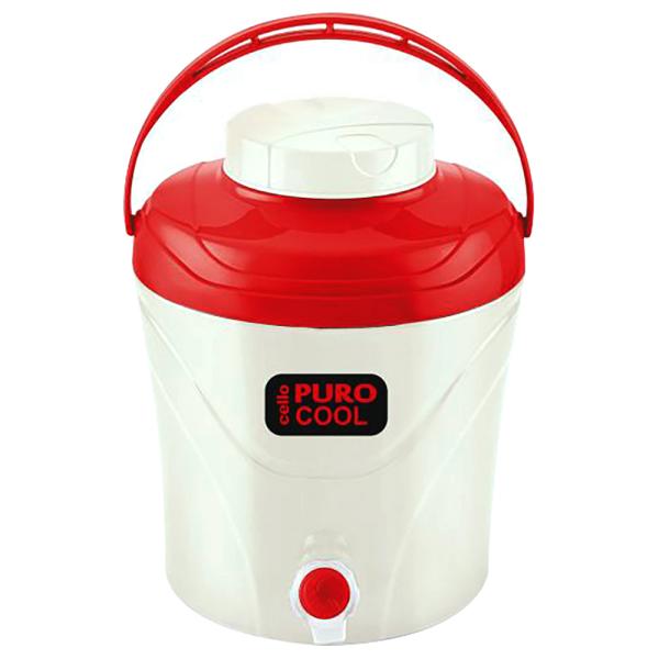 Cello Puro Cool White Plastic Insulated Water Jug 10 L - JioMart