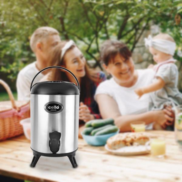 Cello Jaguar Silver Stainless Steel Water Jug 10 L - JioMart