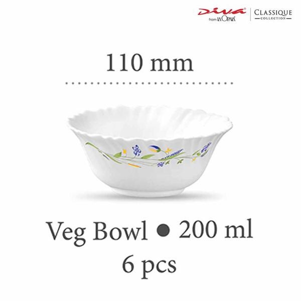 La Opala Diva Classique Opalware Dinner Set In Gift Box (27 pcs) - JioMart