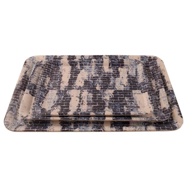 Servewell Assorted Melamine Comfort Tray (Set of 3) - JioMart