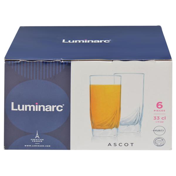 Luminarc Ascot Glass HB Tumbler 330 ml (Set of 6) - JioMart