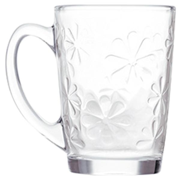 Luminarc New Flower Morning Glass Mug 320 ml (Set of 6) - JioMart