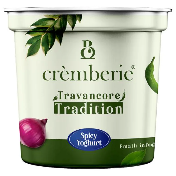 Cremberie Travancore Tradition Spicy Yoghurt 90 g (Cup) - JioMart
