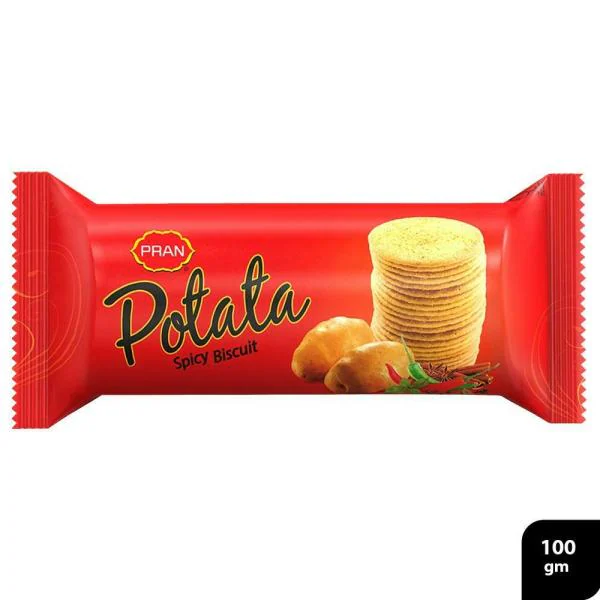 Pran Potata Spicy Biscuit 100 g - JioMart