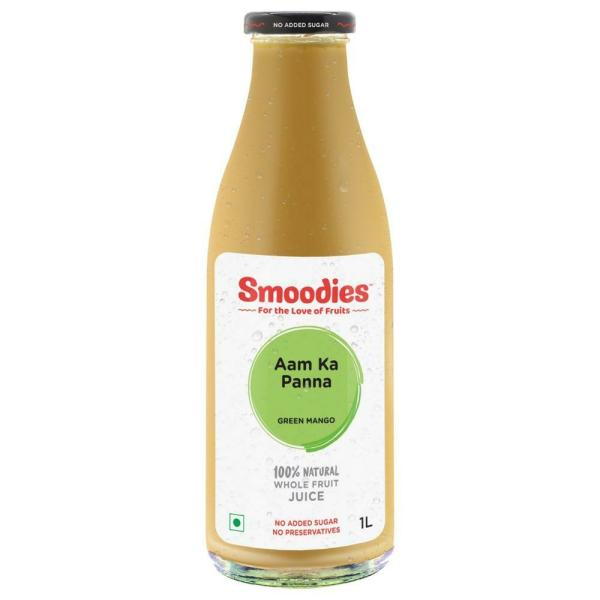 Smoodies Aam Ka Panna 100 % Natural Whole Fruit Juice 1 L - JioMart