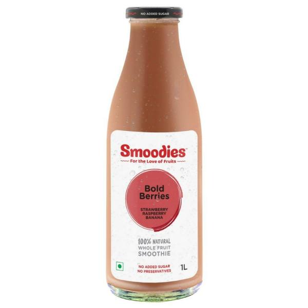 Smoodies Bold Berries 100 % Whole Fruit Smoothie 1 L - JioMart