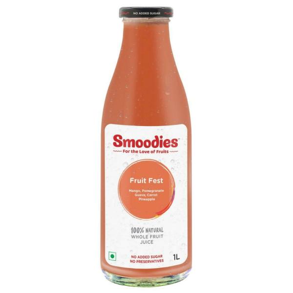 Smoodies Natural Fruit Fest Juice 1 L - JioMart