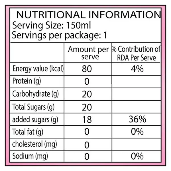 Pran Litchi Fruit Drink 150 ml - JioMart