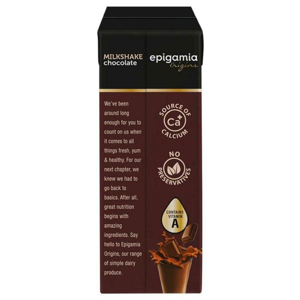 Epigamia Chocolate Milkshake 180 ml (Tetra Pak) - JioMart