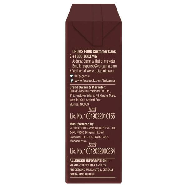 Epigamia Chocolate Milkshake 180 ml (Tetra Pak) - JioMart