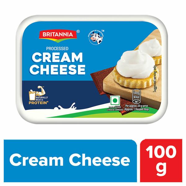 Britannia Cream Cheese 100 g (Container) - JioMart