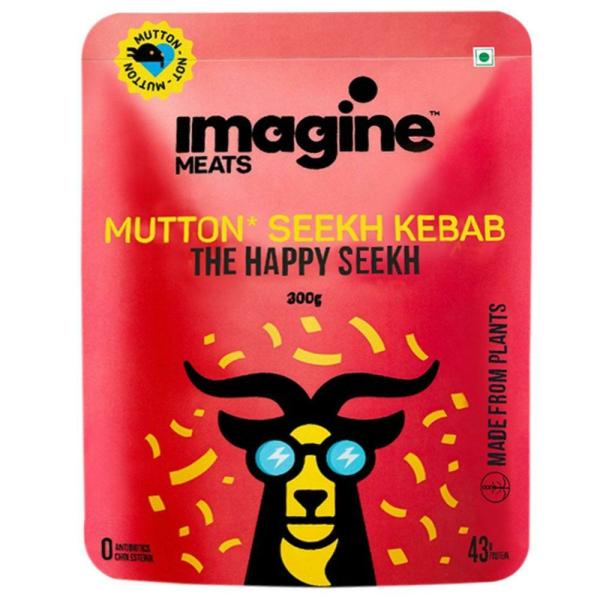 Imagine Meats Plant Based Mutton Seekh Kebab 300 g - JioMart