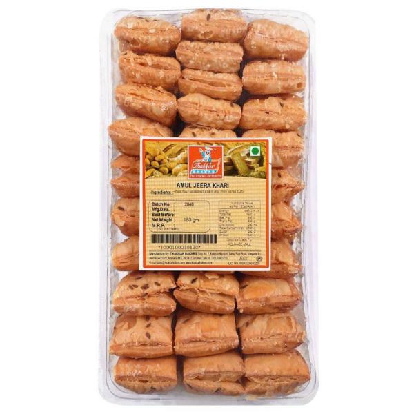 Thakkar Bakers Amul Jeera Khari 180 g - JioMart