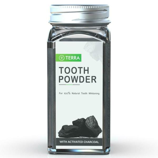 Terra Activated Charcoal Tooth Powder 50 g - JioMart