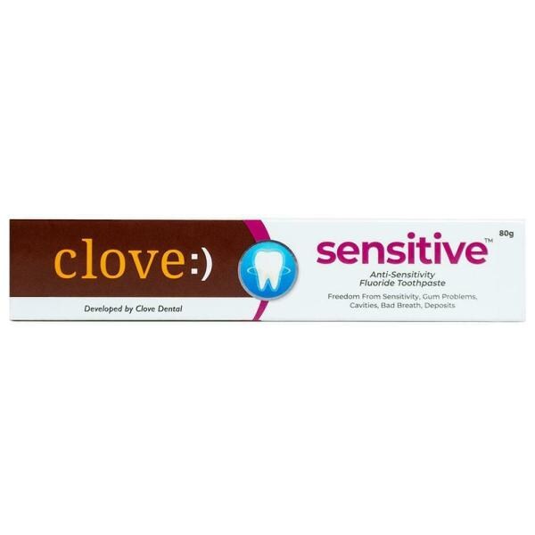 Clove Sensitivity Anti-Sensitivity Fluoride Toothpaste 80 g - JioMart
