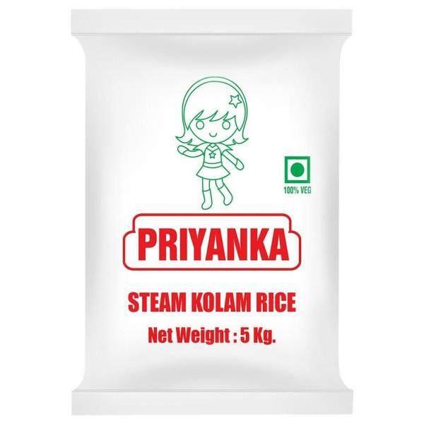 Priyanka Steam Kolam Rice 5 kg - JioMart
