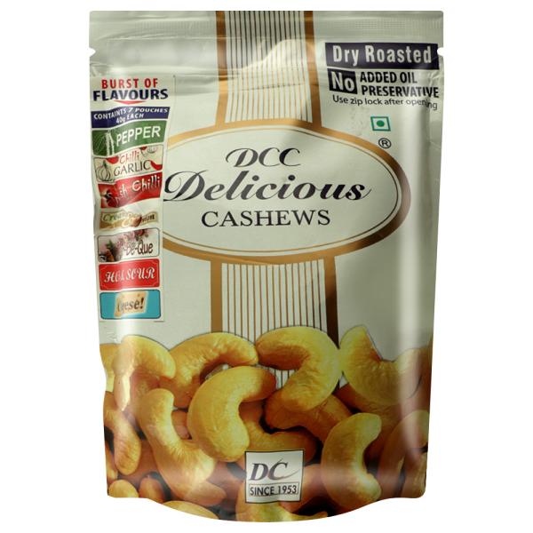 DCC Delicious Dry Roasted Multi Flavoured Cashews 280 g - JioMart