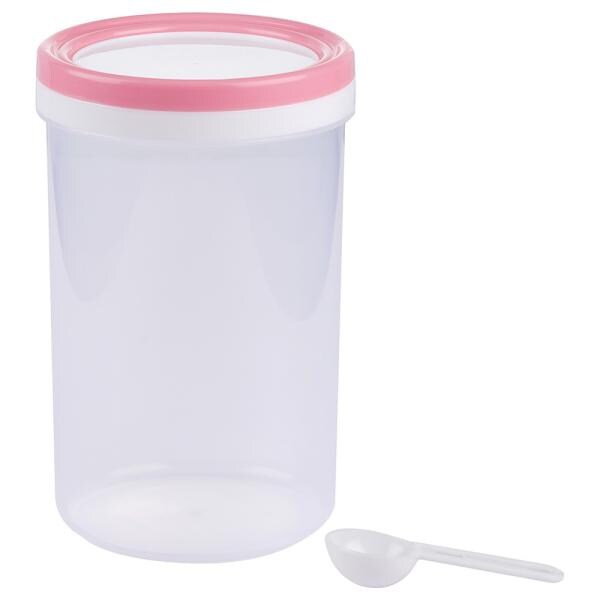 Amson Easy Spin Pink Round Plastic Container 2 L (Set of 3) - JioMart