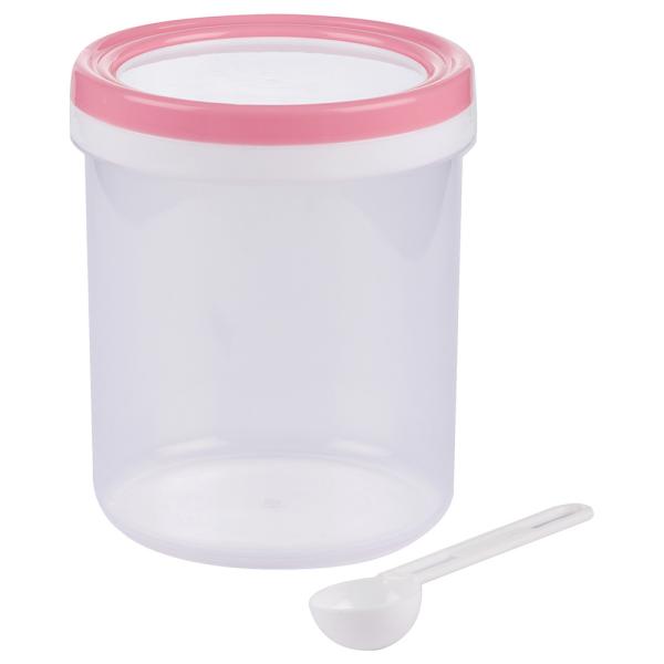 Amson Easy Spin Pink Round Plastic Container 1.5 L (Set of 3) - JioMart