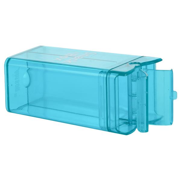 Amson 2 in 1 Blue Plastic Snack Box Container 450 ml - JioMart