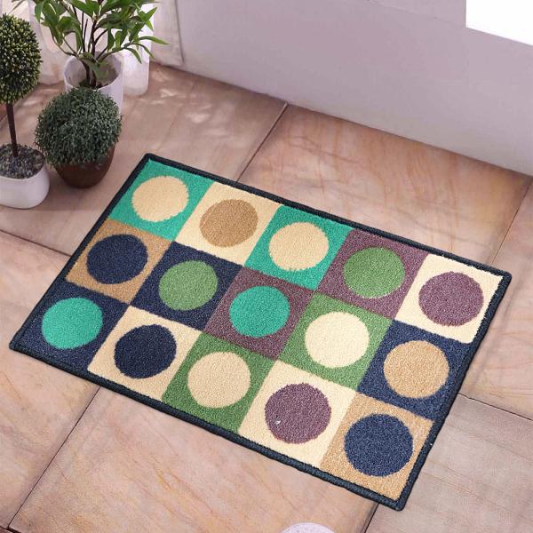 Status Interior Multicolour Polyester Doormat 58x38 cm (Model No: 04 ...