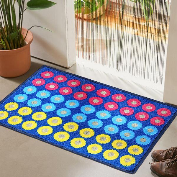 Status Interior Multicolour Polyester Doormat 58x38 cm (Model No: 11 ...