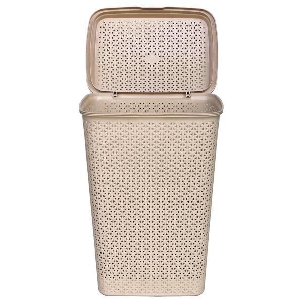 Princeware Juliet Matt Assorted Designer Plastic Laundry Basket 53 L ...