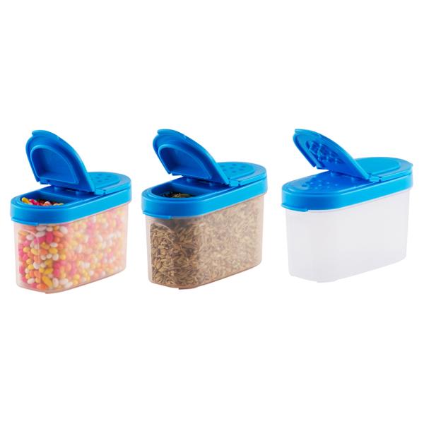 Polyset Assorted Plastic Tic Tac Container 390 ml (Set of 3) - JioMart