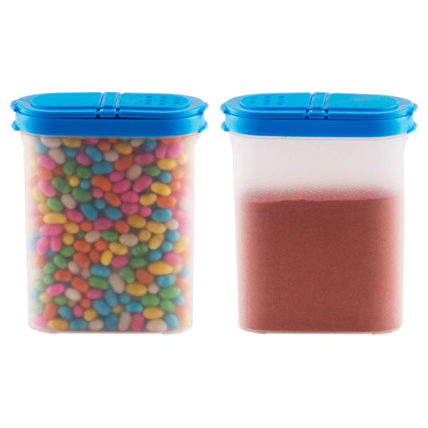 Polyset Assorted Plastic Tic Tac Container 600 ml (Set of 2) - JioMart