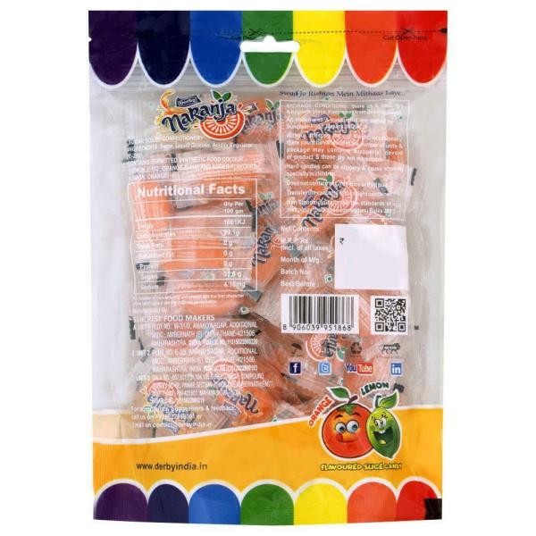 Derby Naranja Flavoured Slice Candy 200 g - JioMart