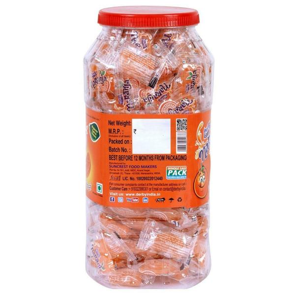Derby Naranja Flavoured Slice Candy 800 g - JioMart