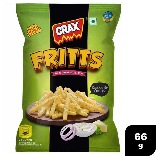 Crax Cream & Onion Fritts 57 g - JioMart