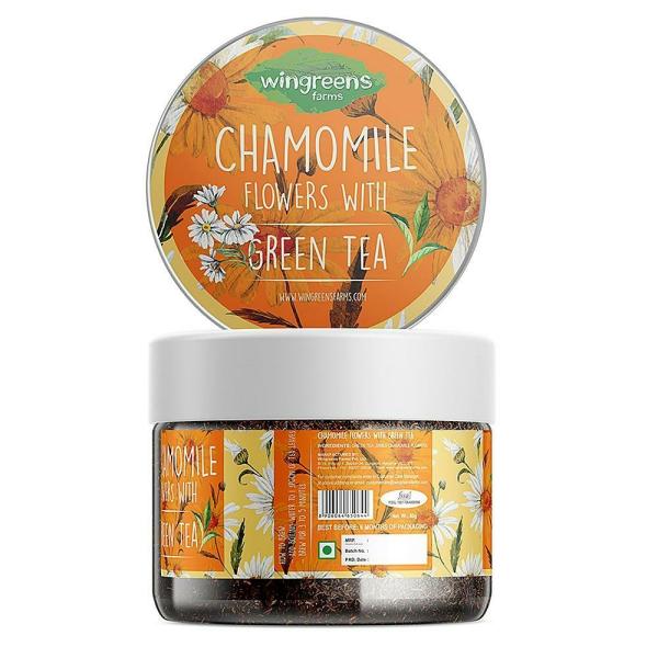 Wingreen Farms Chamomile Flowers Green Tea 60 g - JioMart