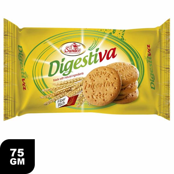 Sunder Digestiva Biscuits 75 g - JioMart