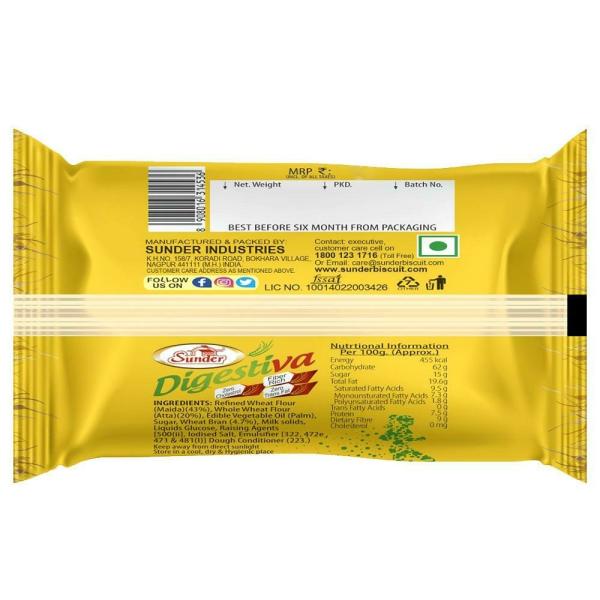 Sunder Digestiva Biscuits 75 g - JioMart