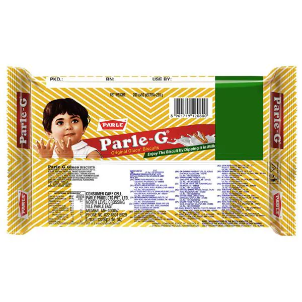 Parle-G Original Glucose Biscuit 200 g - JioMart