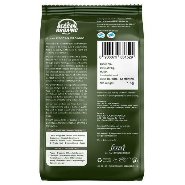 Deccan Organic Hand Pounded Sona Masoori Rice 1 kg - JioMart