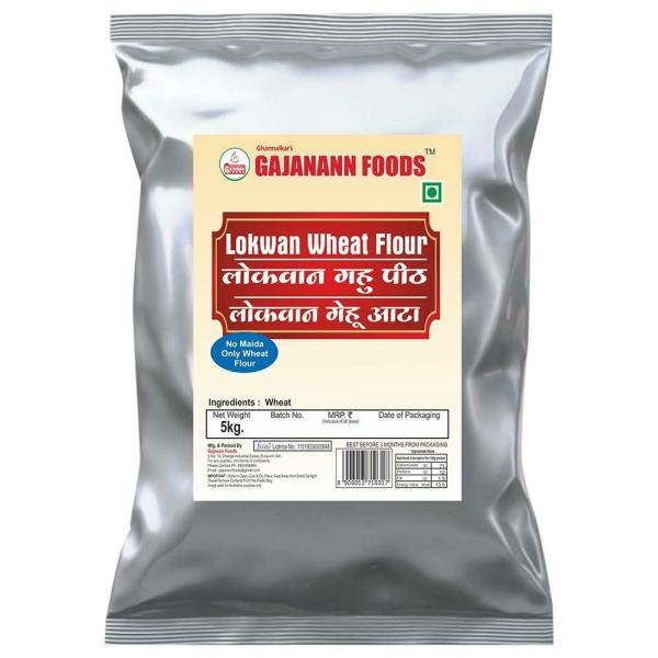 Gajanann Foods Lokwan Wheat Flour 5 kg - JioMart