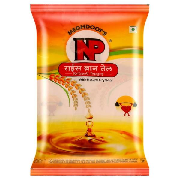 NP Physically Refined Rice Bran Oil 5 L - JioMart