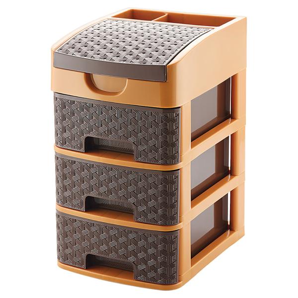 Liza Assorted Colour Plastic Tabloid 3 Table Drawer - JioMart