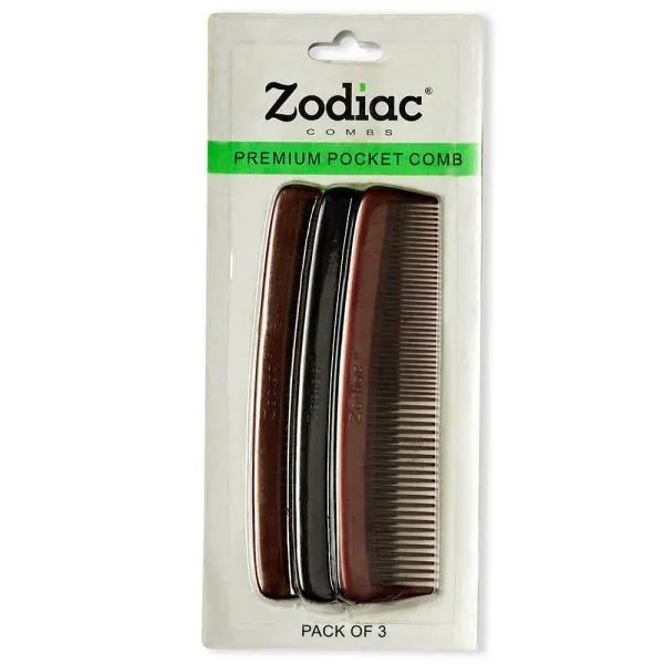 Zodiac Premium Pocket Comb (Pack of 3) - JioMart