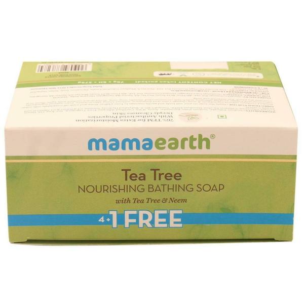 Mamaearth Tea Tree Nourishing Bath Soap 75 g (Buy 4 Get 1 Free) - JioMart