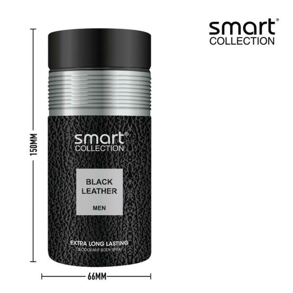 Smart Collection Black Leather Deodorant Body Spray 250 ml - JioMart