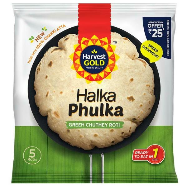 Harvest Gold Halka Phulka Green Chutney Roti 150 g - JioMart