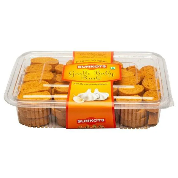 Sunkots Garlic Baby Rusk 200 g - JioMart